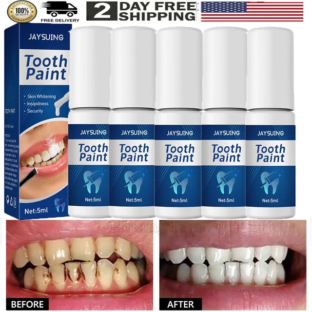 TOOTH PAINT, INSTANT Tooth Whitening Paint, Instant Whitening Paint For ...