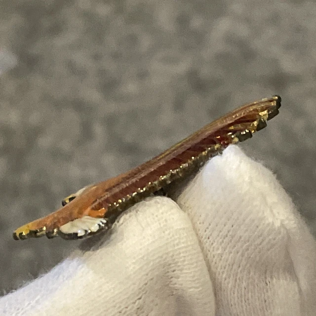 BALD EAGLE FLYING Talons Wings Flight Bird Enamel American USA Vintage ...