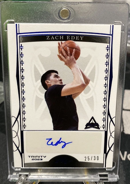 ZACH EDEY 2022-23 Leaf Trinity SSP ARC recrue bleu auto /30 Purdue #BA-ZE1 EUR 56,12 - PicClick FR
