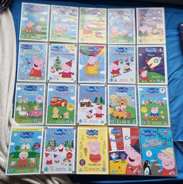 PEPPA PIG ULTIMATE Collection 20 DVD set boxset minus box 1088 minutes ...