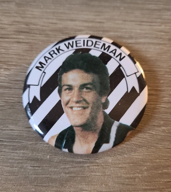 1982 COLLINGWOOD MAGPIES VFL/AFL Player Badge - Mark Weideman $10.00 ...
