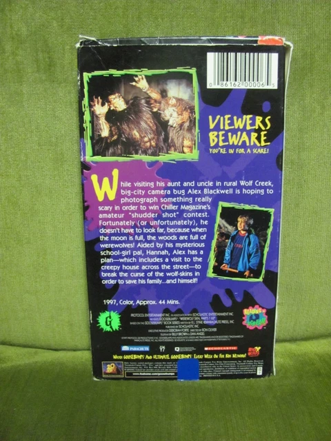 ULTIMATE GOOSEBUMPS WEREWOLF Skin - VHS - R. L Stine 1997 $50.91 ...