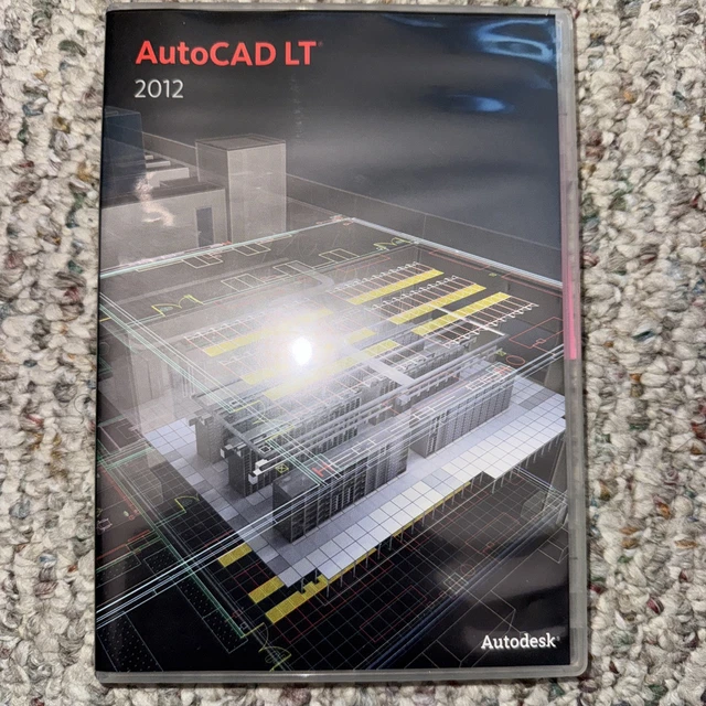 AUTODESK AUTOCAD LT 2012 2D Professional CAD Software (CD + Key) $696. ...