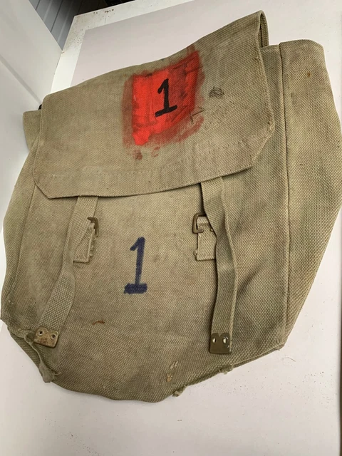 BRITISH ARMY WW2 Soldiers Backpack / Large Pack - Original 37 Pattern ...