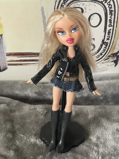 BRATZ 2005 DYNAMITE Cloe Doll Original Jacket & Boots Redressed Skirt ...