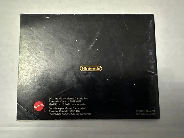 SUPER MARIO BROS. NES Nintendo Original 1986 Instruction Manual Booklet ...