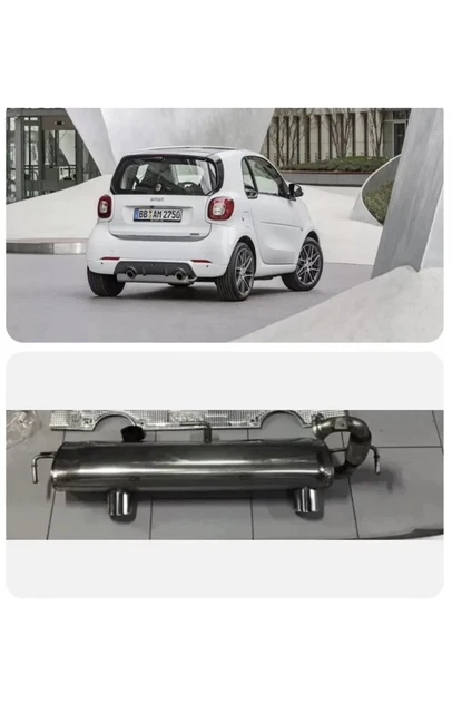 MARMITTA TUBO DI SCARICO SMART FORTWO 453 Brabus EUR 445,00 - PicClick IT