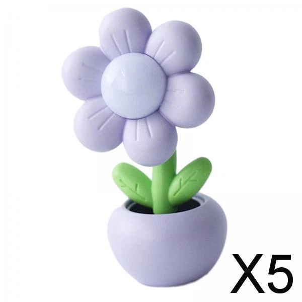 5X MINI LED Flowers Night Light Potted Flower Lamp for Living Room ...