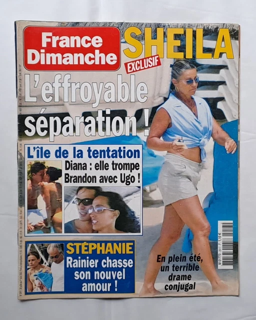 SHEILA FRANCE GALL Jane BIRKIN Jeane MANSON France Dimanche N°2917 ...