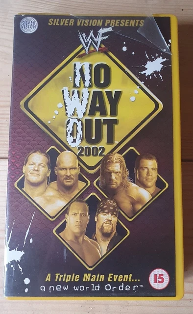 RARE WWF NO Way Out 2002 VHS Wrestling Video Tape, WWE, WCW, NWO Debut ...