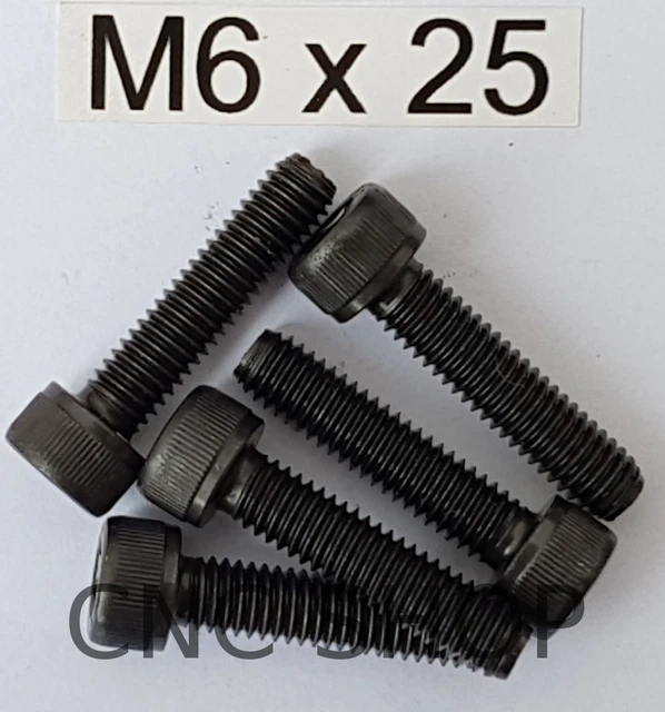 M6 X 20 HARDENED CAP SCREW (5pcs) SOCKET HEAD ALLEN HEX KEY M6X20 CNC DIY PARTS $2.60 - PicClick AU