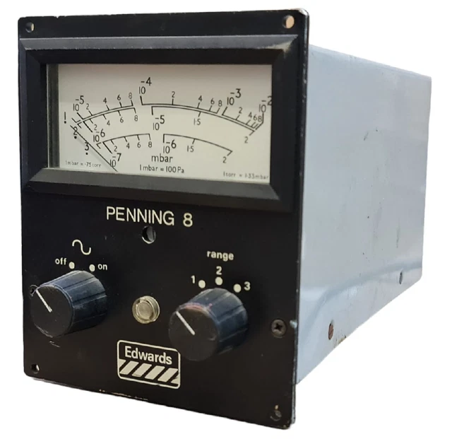 EDWARDS PENNING 8 Vaccum Gauge Controller D043-14-000 With Analogue ...
