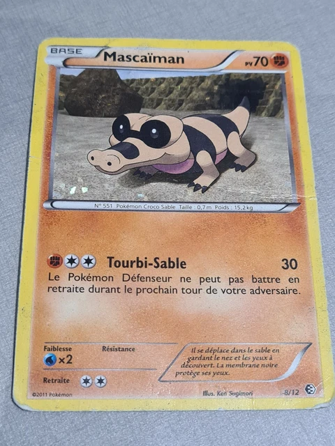 CARTE POKEMON FRANÇAISE Mascaiman 8/12 Holo McDonald's 2011 EUR 1,90 ...