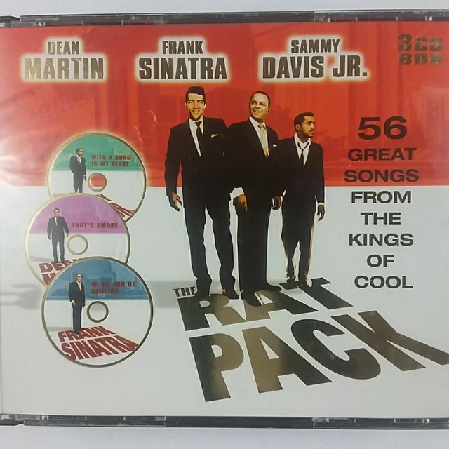 RAT PACK MUSIC CD Featuring Dean Martin-Frank Sinatra-Sammy Davis JR ...