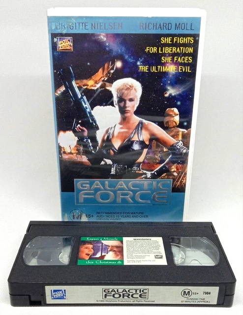 GALACTIC FORCE VHS PAL Video 1995 RARE Vintage RETRO Tested BRIGITTE ...