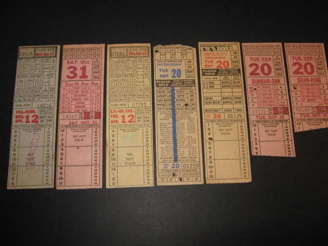 BRITISH COLUMBIA ELECTRIC Ry co. « Tramway Bus Transfert Ticket TICKET ...