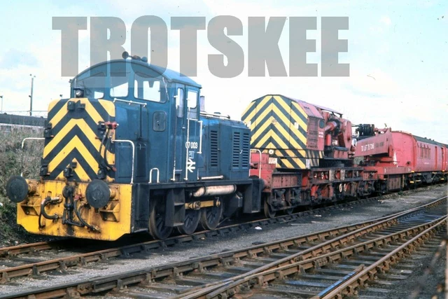 35MM SLIDE BR British Railways Diesel Loco Class 07 07003 Eastleigh ...