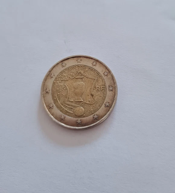 PIÈCE DE 2 Euros UEFA Euro 2016 - Commémorative EUR 8,00 - PicClick FR