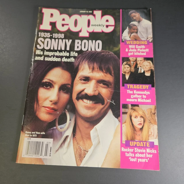 PEOPLE MAGAZINE JAN 19, 1998 Sonny Bono Death Will Smith Jada Pinkett ...