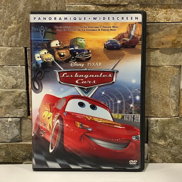 DISNEY PIXAR CARS DVD French Edition Panoramique Widescreen Animated ...