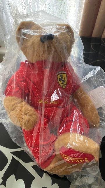 RARE 1997 FERRARI Lauda Bear Racing Suit Stuffed Animal Plush Teddy ...