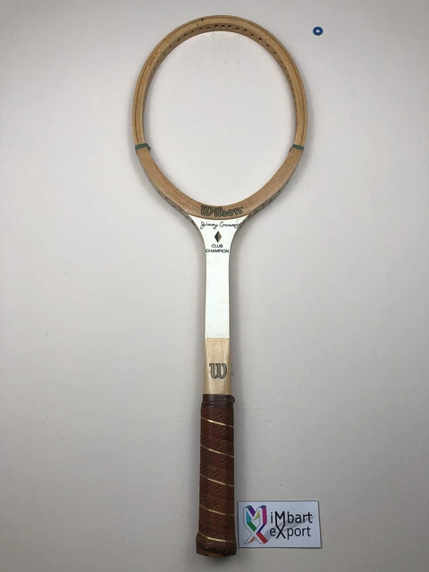 WILSON JIMMY CONNORS CLUB CHAMPION Racchetta Tennis Legno Racket ...