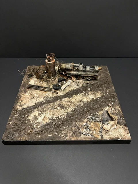 DIORAMA BASE PRO Build 1/35 STALINGRAD (Usines Tractor) 30x30cm WW2 ...