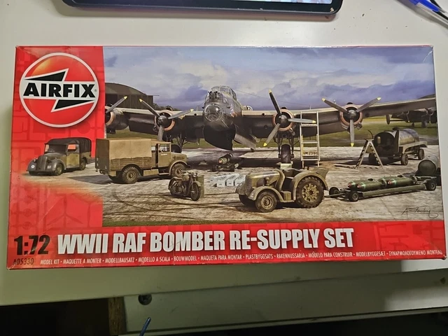 AIRFIX A05330 WWII RAF Bomber Re-supply Set Plastic Model Kit 1:72 $19. ...
