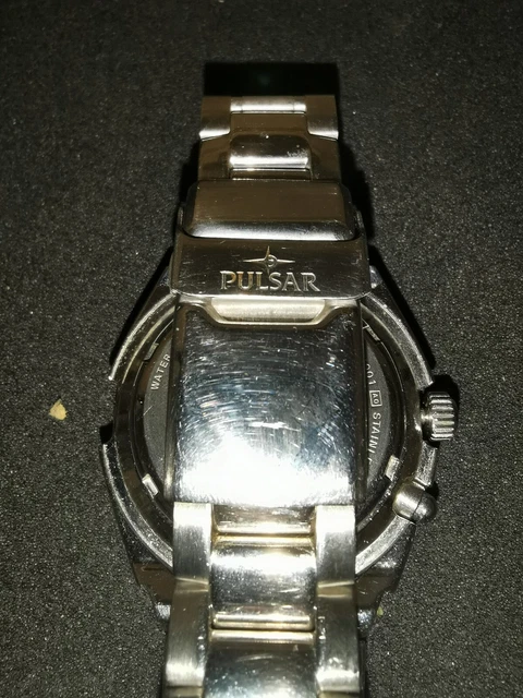 GENTS PULSAR KINETIC 5M62-0D00 Quartz Watch c/w Original Silver Metal ...