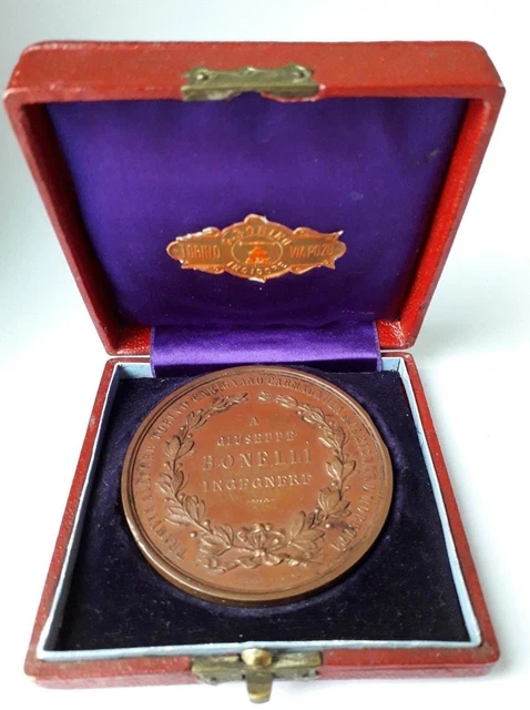 MEDAGLIA NOMINATIVA 1° Tramvia Treno Locomotiva A Vapore Steam Train ...