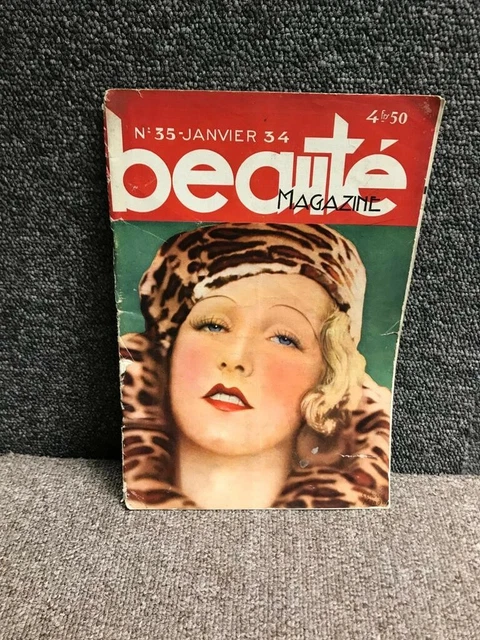 MAGAZINE BEAUTÉ REVUE Janvier 1934 Numéro 34 EUR 35,00 - PicClick FR