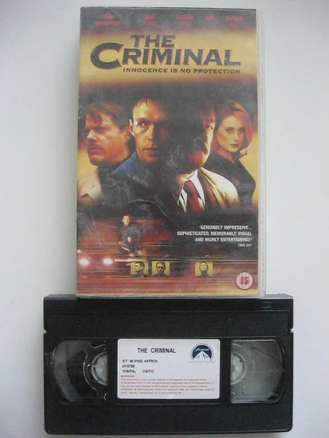 THE CRIMINAL VHS Video. Time Coded Big Box Sample. £5.45 - PicClick UK