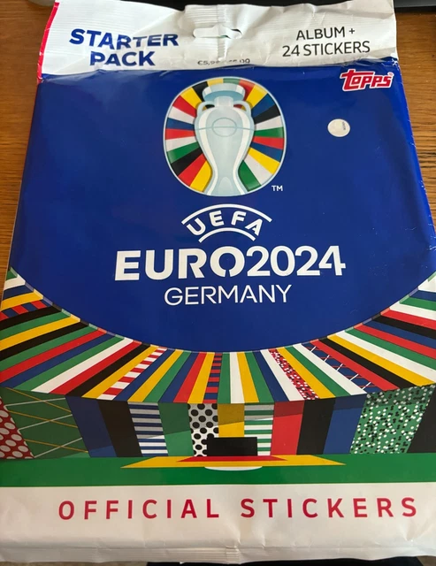 TOPPS UEFA EURO 2024 Germany Official Stickers Collection - Starter ...