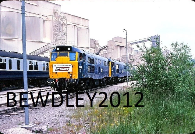 *ORIGINAL 35MM SLIDE* CLASS 31s 31409 & 31181 SEEN AT RYLSTONE 27/6 ...
