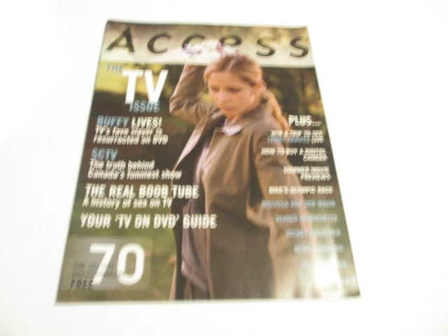 SARAH MICHELLE GELLAR Buffy Access magazine June 2004 Velvet Revolver ...