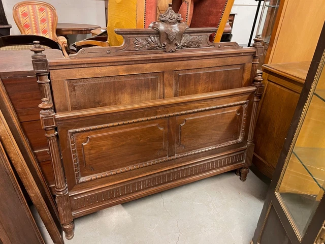 LIT STYLE LOUIS XVI noyer 1900 EUR 150,00 - PicClick FR