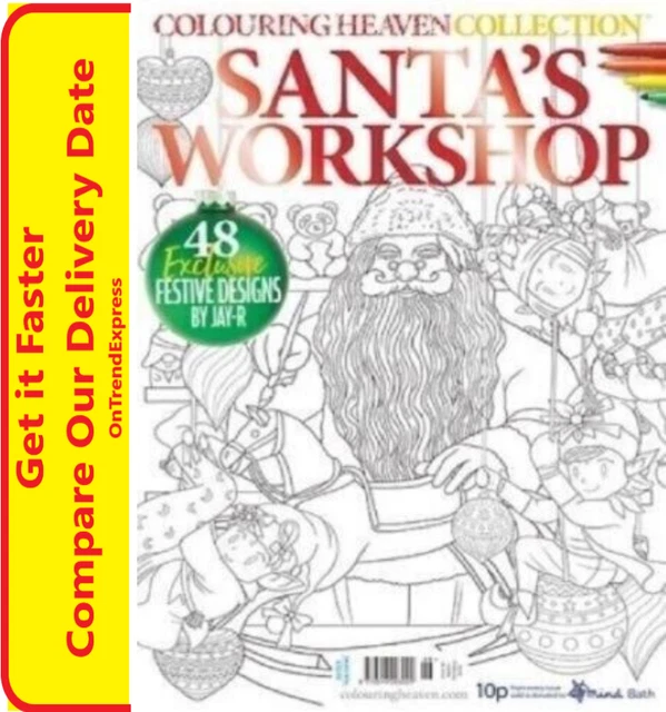 COLOURING HEAVEN COLLECTION Magazine Issue 46 Santa's Workshop By Jay-R ...