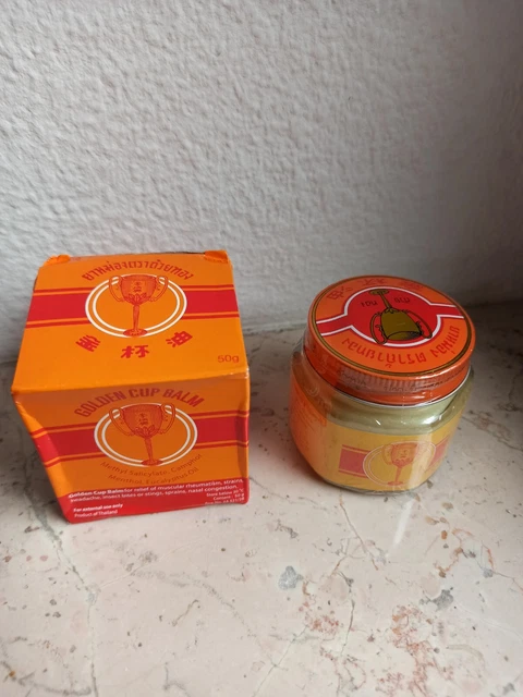 GOLDEN CUP BALM Thai Massage Balsam Ointment 50g NEU EUR 15,00 ...