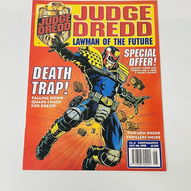 UK COMIC JUDGE Dredd Magazine Lawman of the Future Issue 6 October 1995 ...