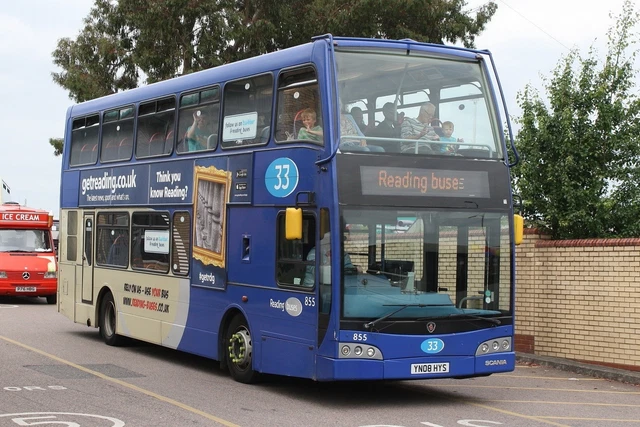 READING BUSES 855 Bus Photo £1.49 - PicClick UK
