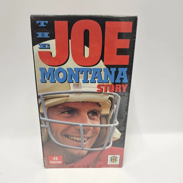 THE JOE MONTANA Story VHS Biography Full Screen Football 1993 - New ...
