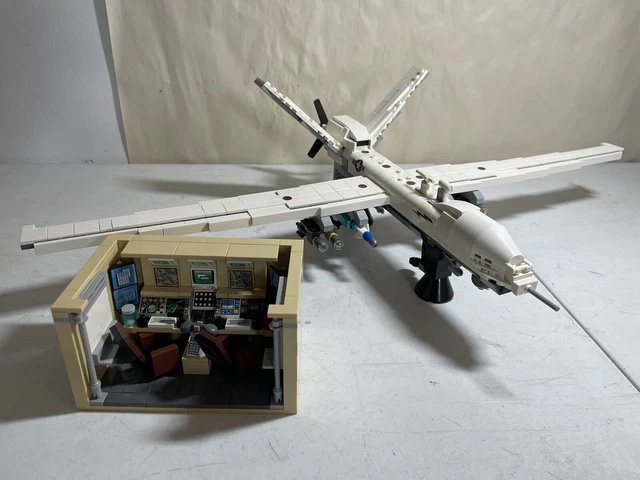 BRICKMANIA MQ-9 REAPER Unmanned Aerial Vehicle UAV & Lego Ground ...