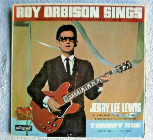 ROY ORBISON SINGS Jerry Lee Lewis UK Rock n Roll 12" vinyl record lp ...