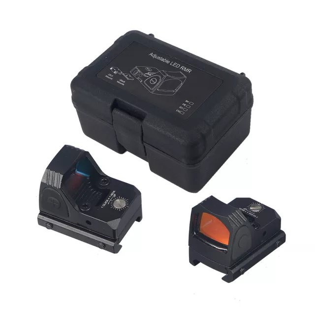 MINI RMR RED Dot Reflex Sight Collimator Scope 20mm Rail For Glock 17 ... MINI RMR RED Dot Reflex Sight Collimator Scope 20mm Rail For Glock 17 ...