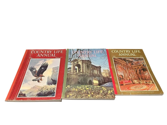 COUNTRY LIFE ANNUAL: 1961, 1962, 1965 Magazine Books £25.88 - PicClick UK