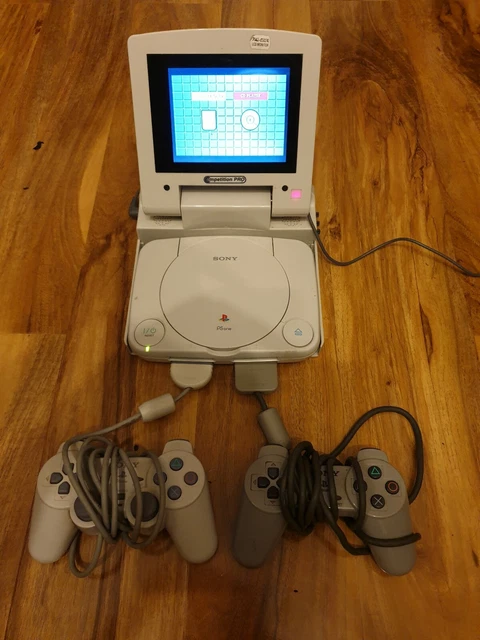 Sony PlayStation PS1 PSOne Mini Slim System Console LCD Screen Demo ...