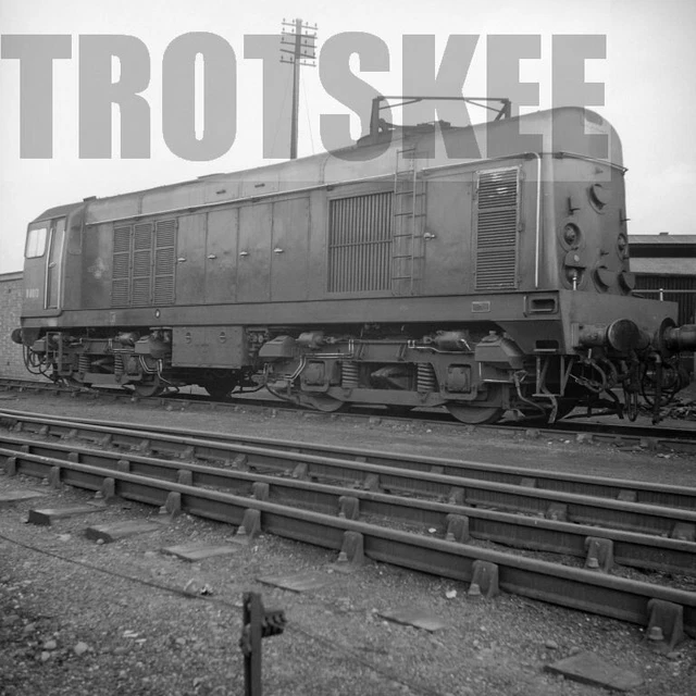 LARGER NEGATIVE BR British Railways Diesel Loco Class 20 D8013 Derby ...