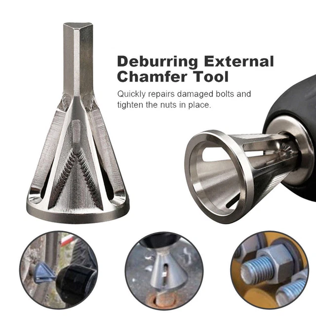 TOOL THREAD DRILL Bit Deburring Chamfer Tool Remove Burr For Repair ...