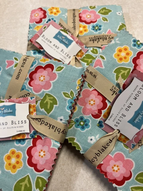 3-NEW, BLOOM AND Bliss By Riley Blake Designs, 5” Stackers, 42 Pieces ...