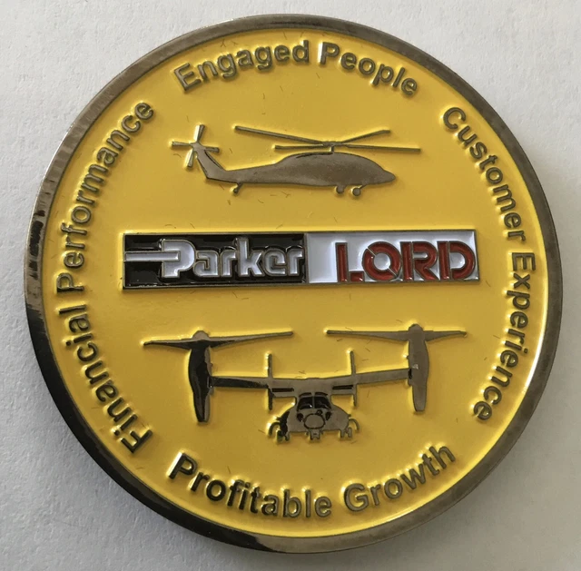 PARKER CORP. LORD Division Manufacturer Technologies Erie PA Coin Medal ...